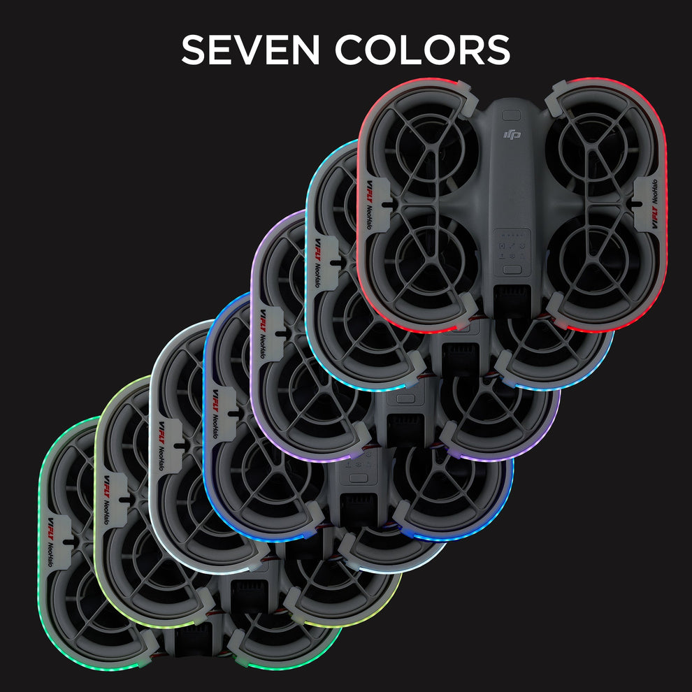 VIFLY NeoHalo LED Light Strip for DJI Neo, Multi-Color Dynamic Modes B ...