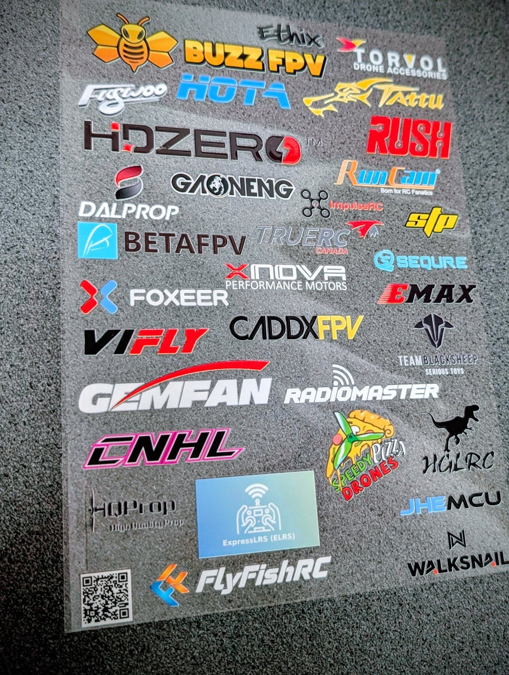 UV Decal Logo Pack - FPV Drone Stickers | BuzzFPV – Buzz Fpv